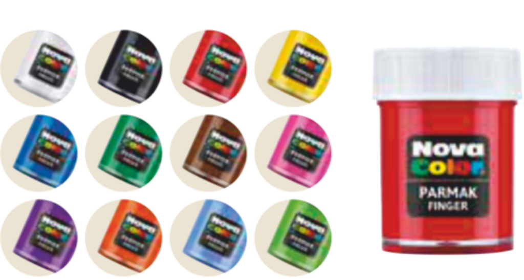 Nova Color Parmak Boyası 12x25ml
